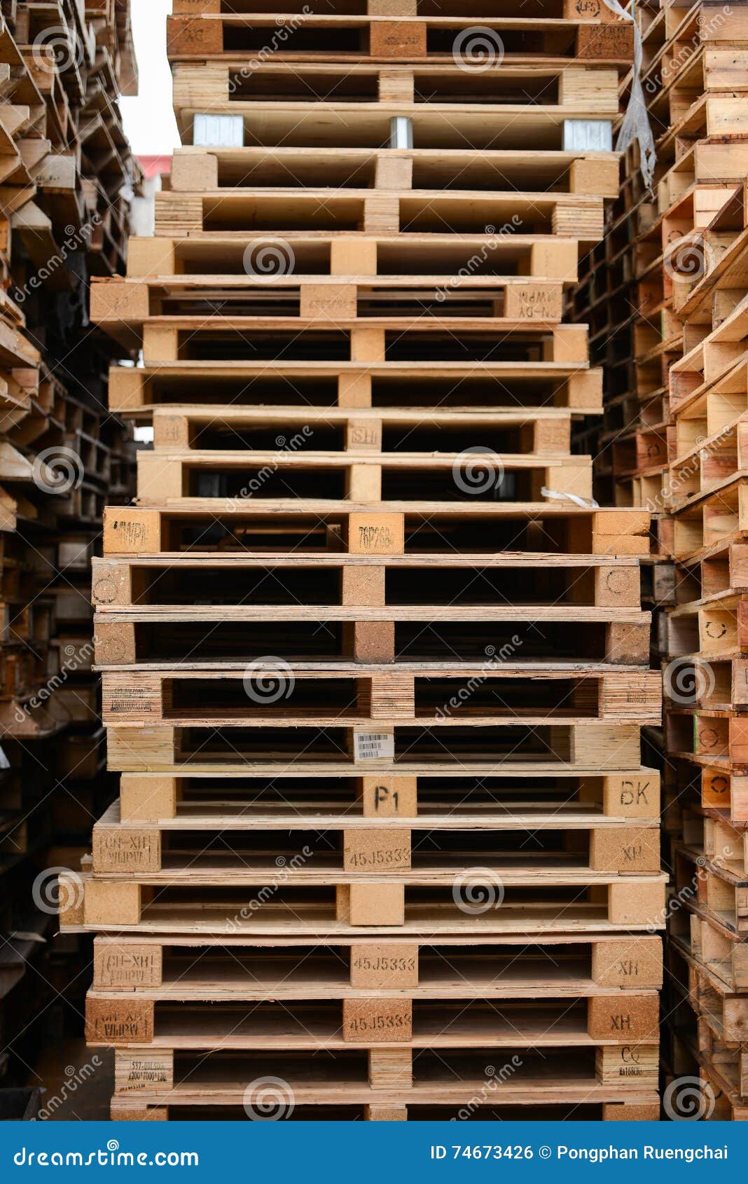 Pallet With A Stack Of Concrete Curbstone Stock Photo | CartoonDealer ...