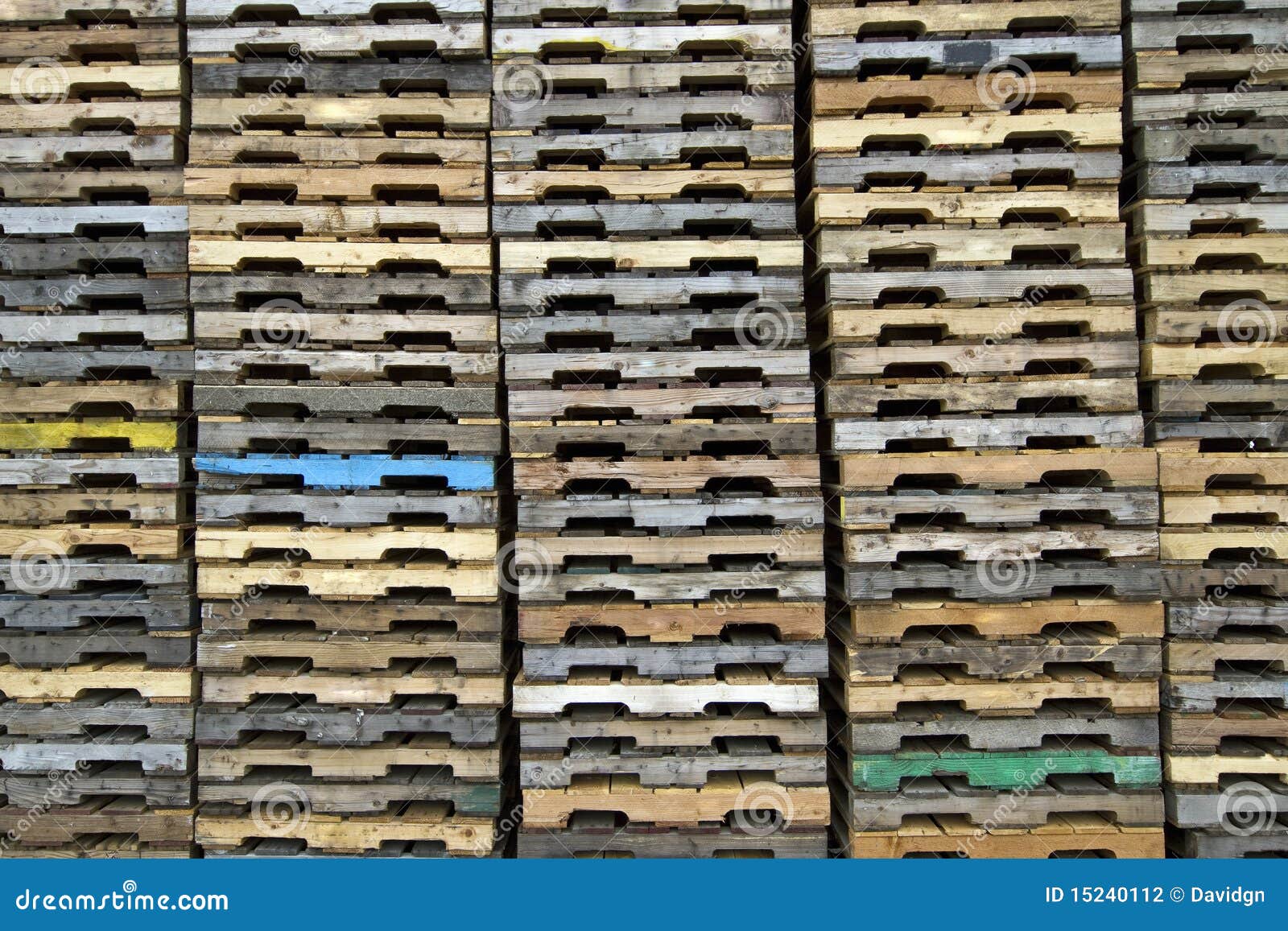 Wood Pallets Background stock photo. Image of transportation - 15240112