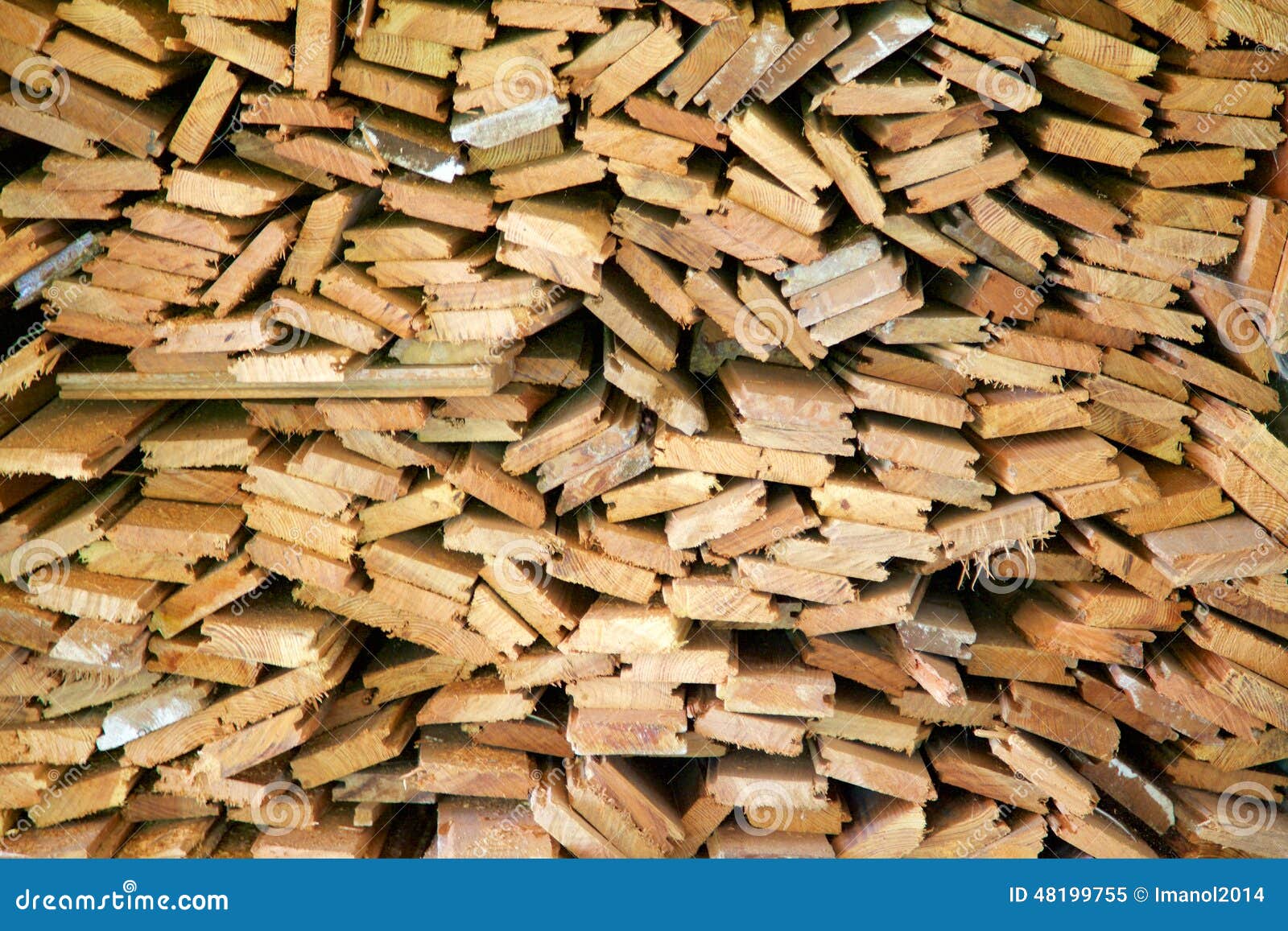 Wood Panels Pile stock image. Image of closeup, natural - 48199755