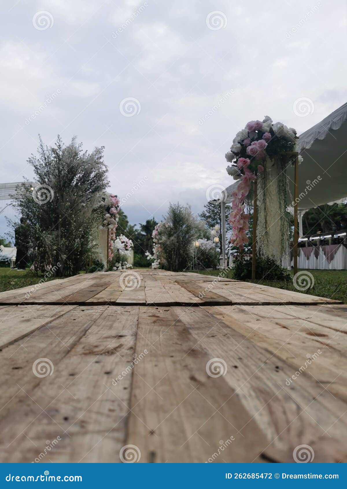 Wood Pathway Concept stock photo. Image of track, town - 262685472