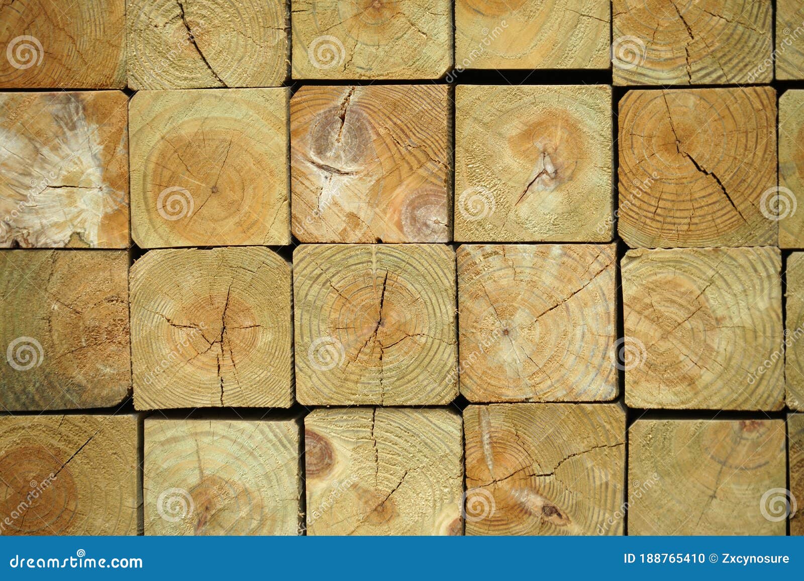 Wood Pattern of Stacking Square Wood Texture Stock Photo - Image of ...