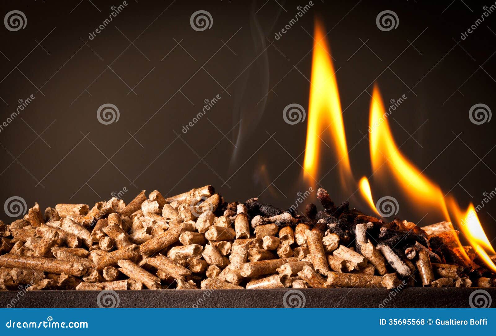 Wood pellet stock photo. Image of nature, burn, heat - 35695568