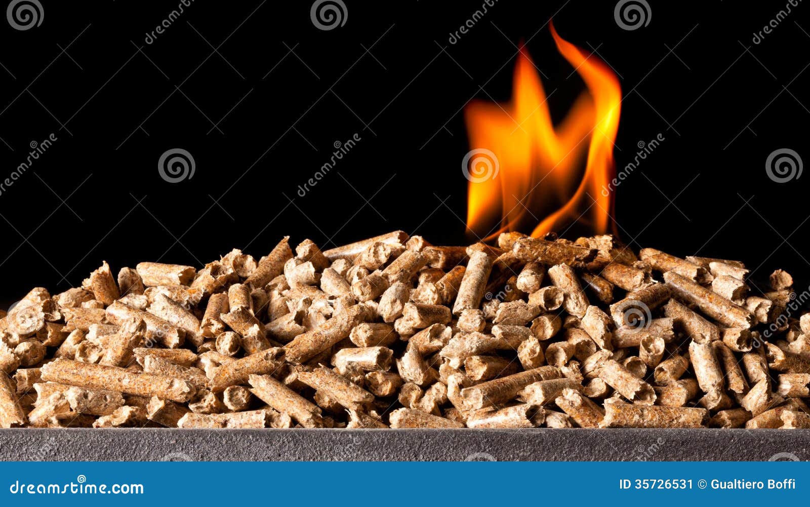 Wood pellet stock image. Image of burn, timber, flame - 35726531