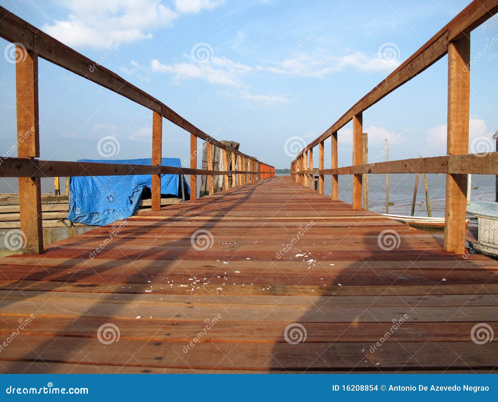 Wood pier stock photo. Image of country, outdoors, passage - 16208854