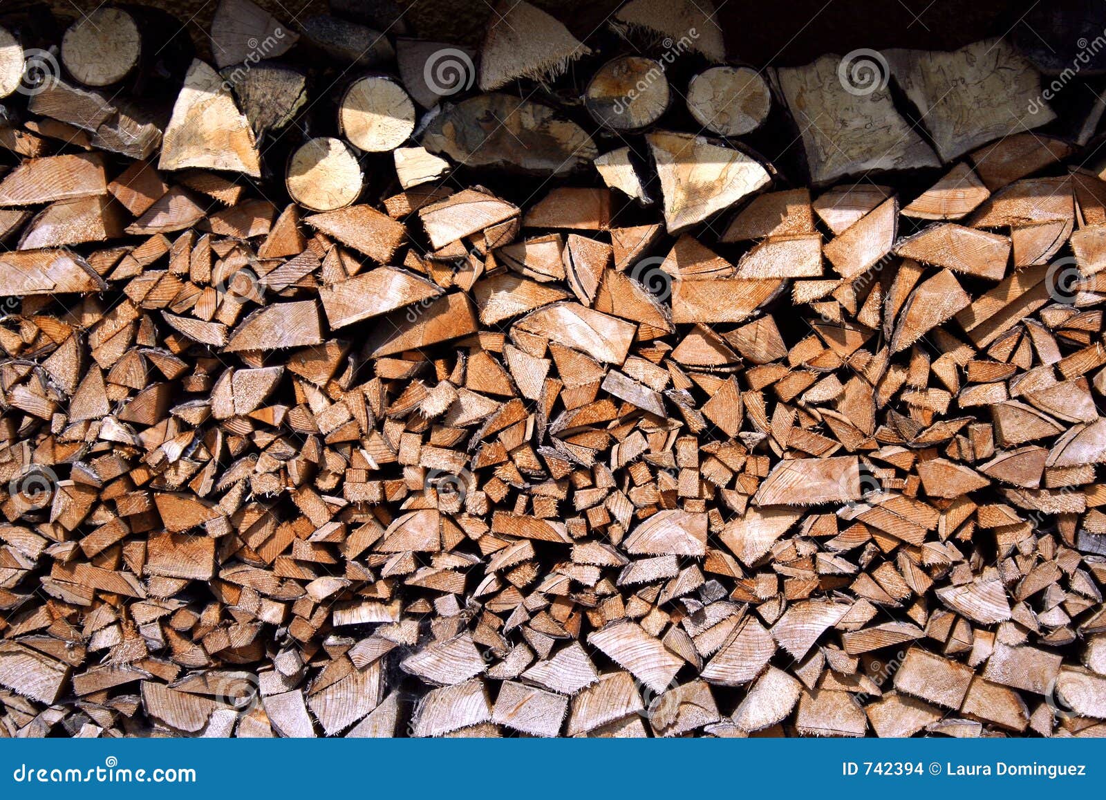 Wood pile stock photo. Image of deforestation, environment - 742394