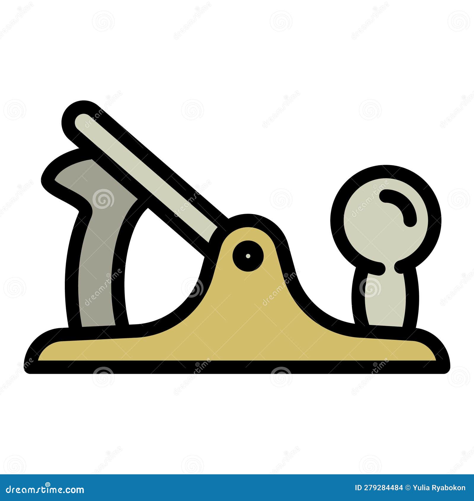 Wood Plane Icon Outline Vector. Carpenter Tool Stock Vector ...