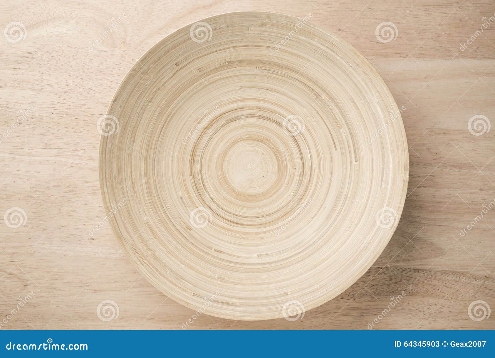 Wood plate stock image. Image of furniture, timber, close - 64345903