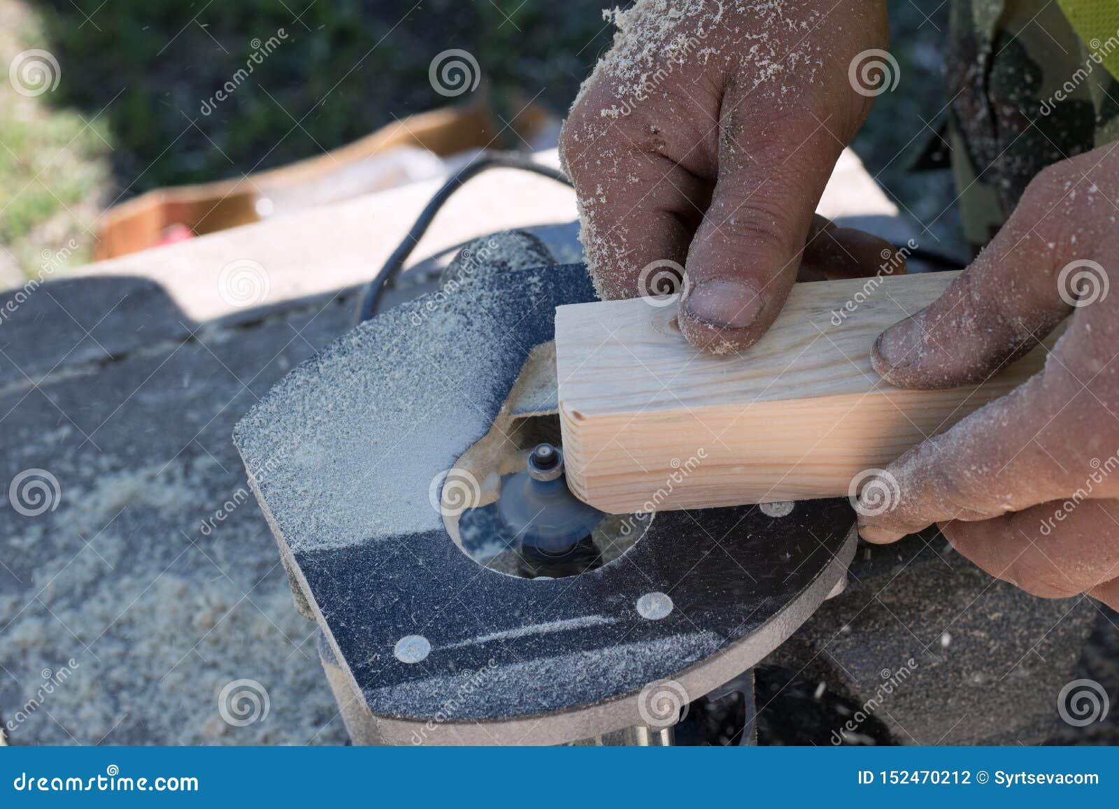 Wood Processing on a Framing Machine, Stock Photo - Image of equipment ...
