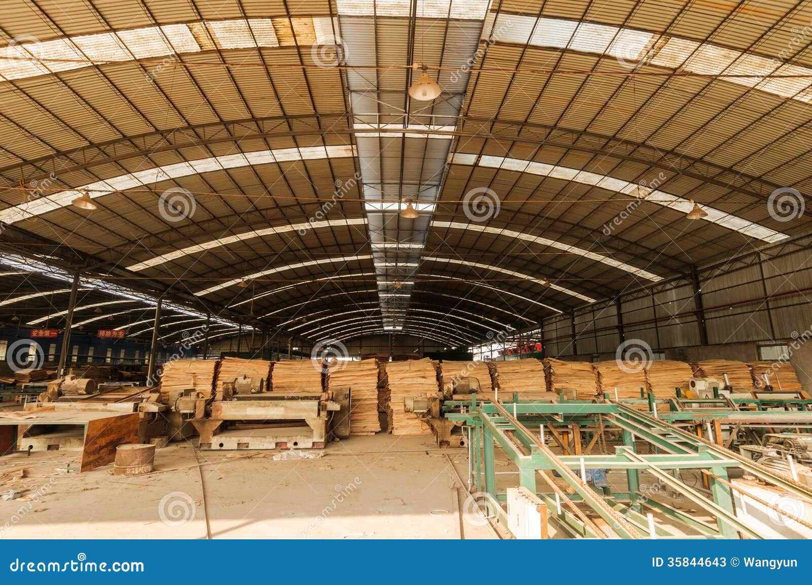 Wood processing plants stock image. Image of industry - 35844643