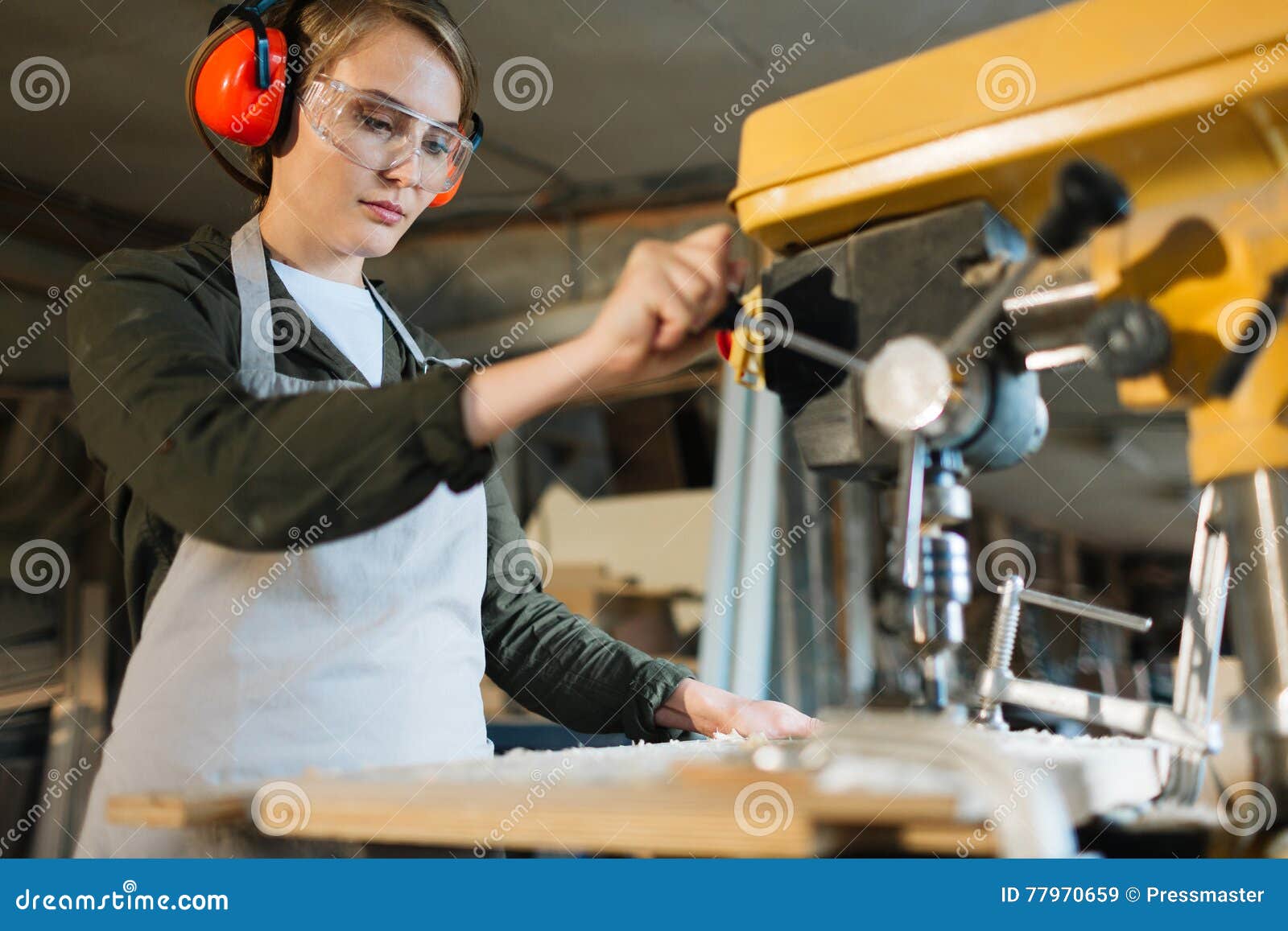 Wood processing stock image. Image of wooden, handicraft - 77970659