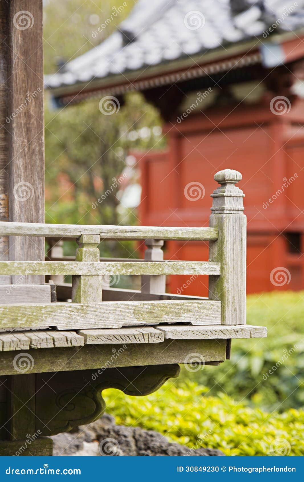 Wood Railing at Senso-ji Temple Stock Photo - Image of wood, japan ...