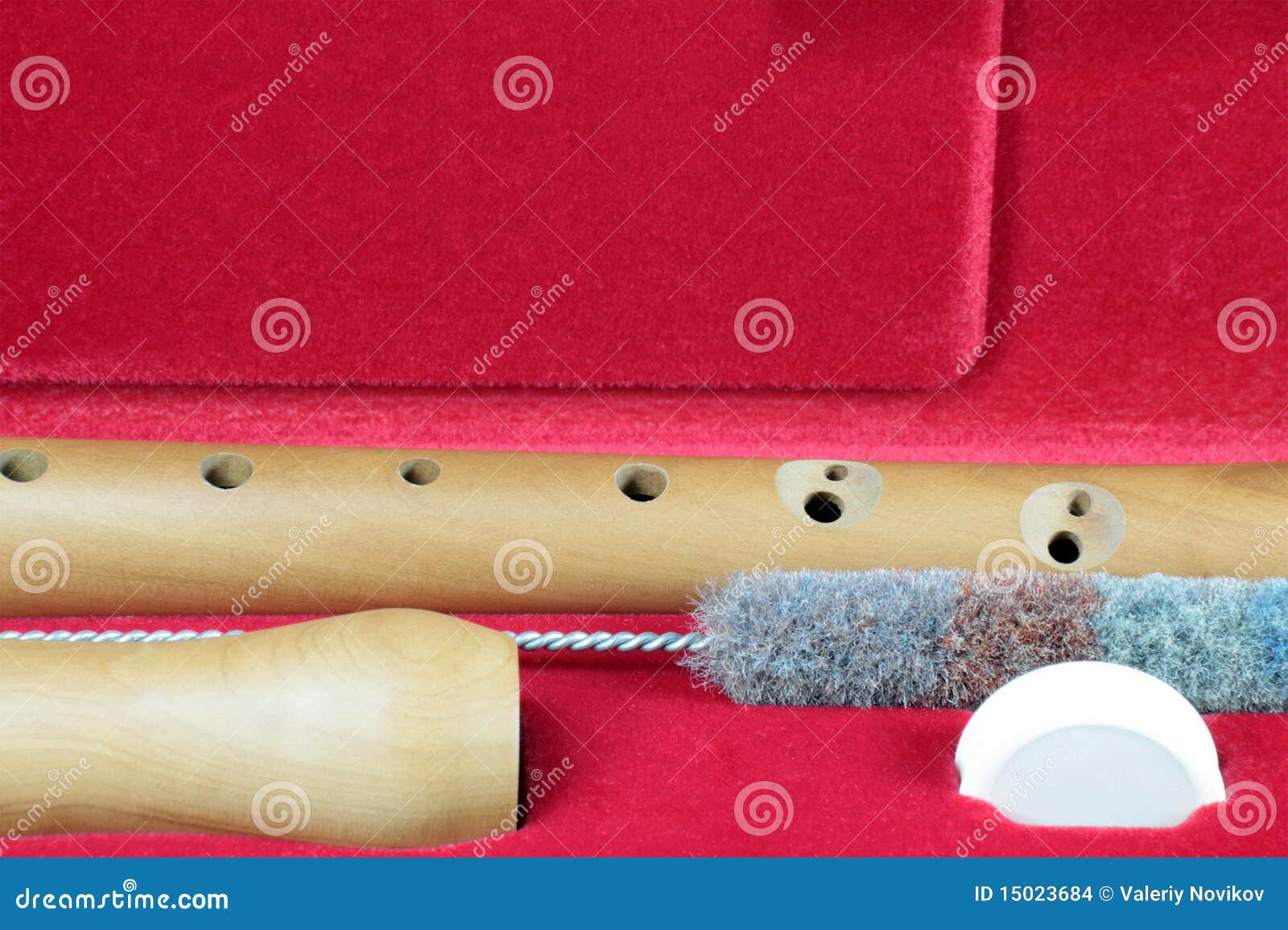 Wood recorder in case stock photo. Image of instrument - 15023684