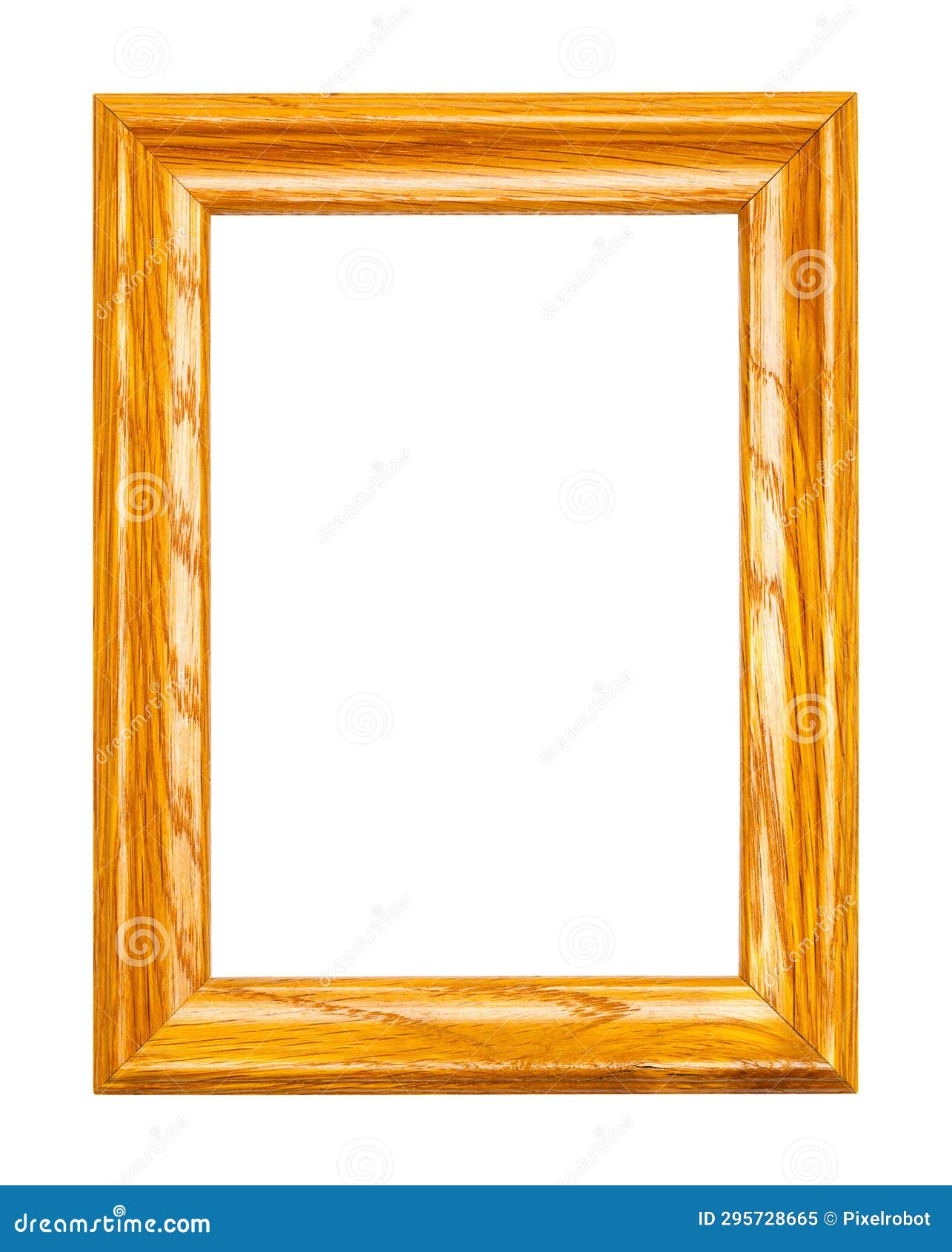 Wood Rectangle Frame stock image. Image of frame, small - 295728665