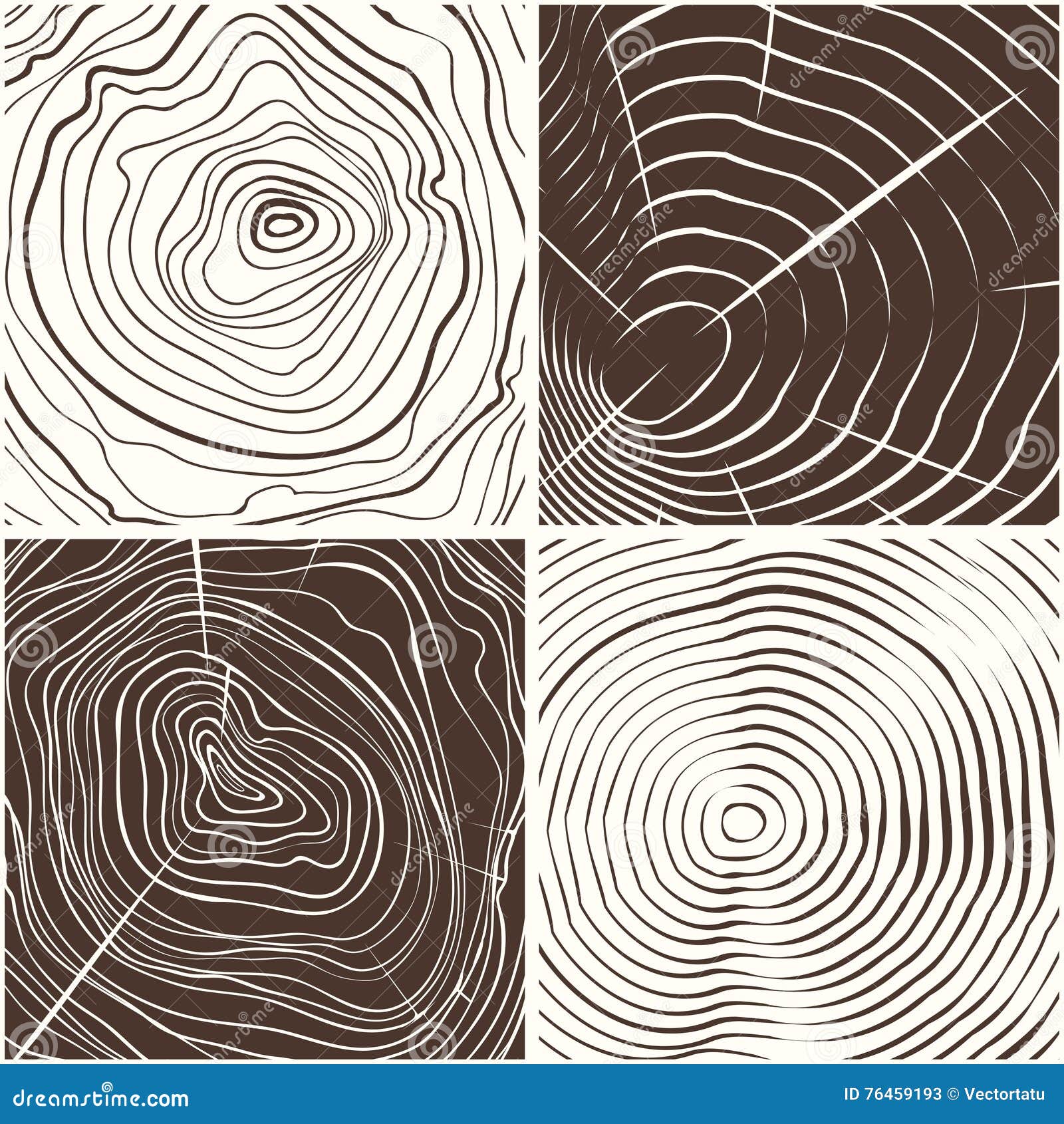 Wood Rings Texture Background Stock Vector - Illustration of natural ...