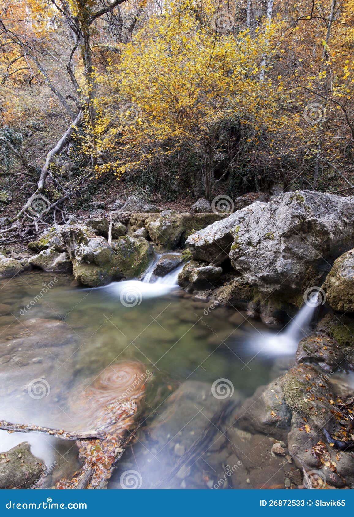 Wood River in the Autumn. Landscape Stock Image - Image of stiffen ...