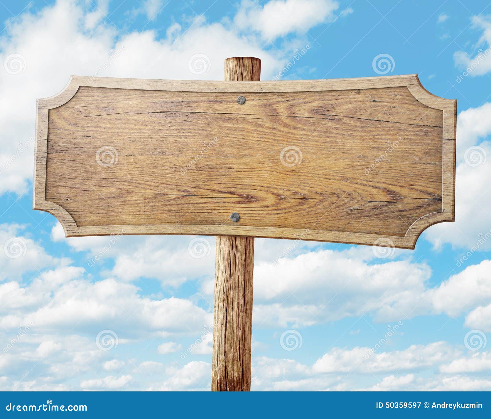 Wood Road Sign on Sky Background Stock Image - Image of hanging, plank ...
