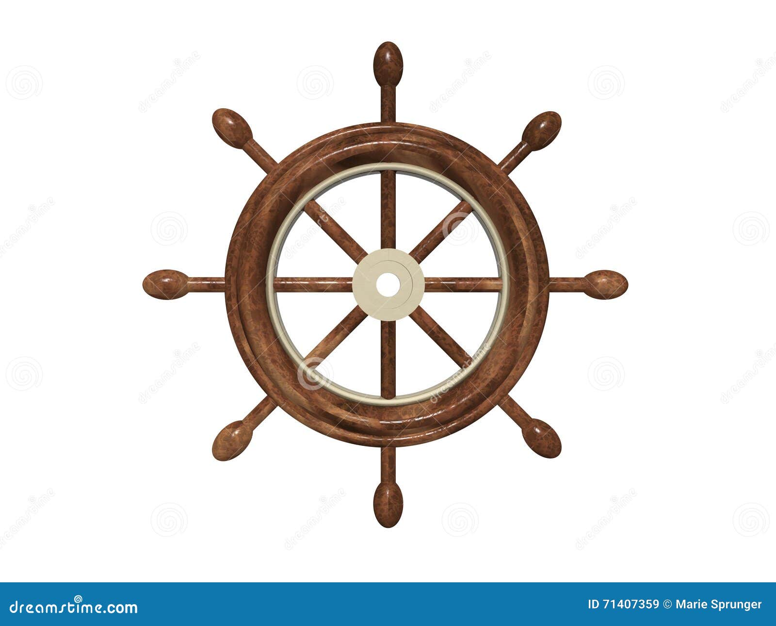 Wood rudder - 3d render stock illustration. Illustration of graphic ...