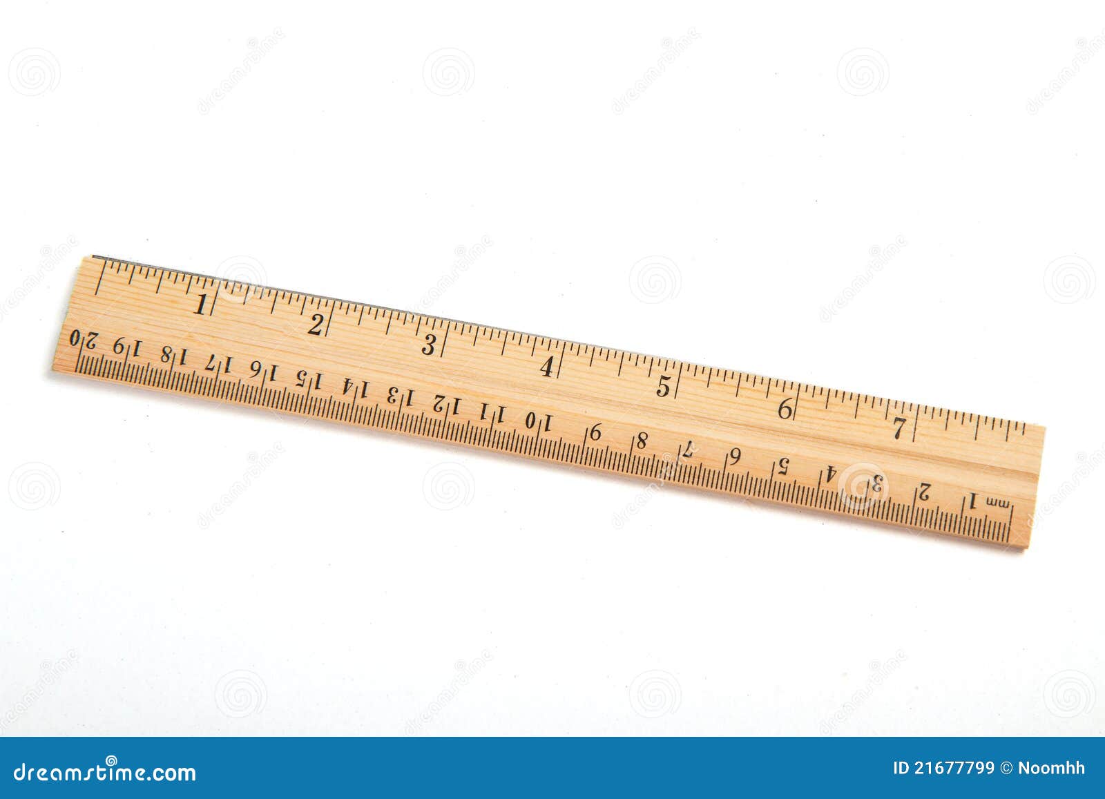 A wood ruler stock image. Image of white, school, ruler - 21677799