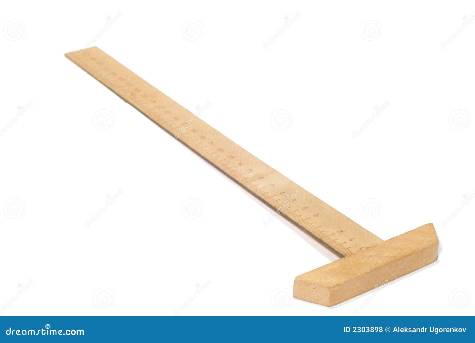 Wood ruler stock photo. Image of engineering, design, close - 2303898