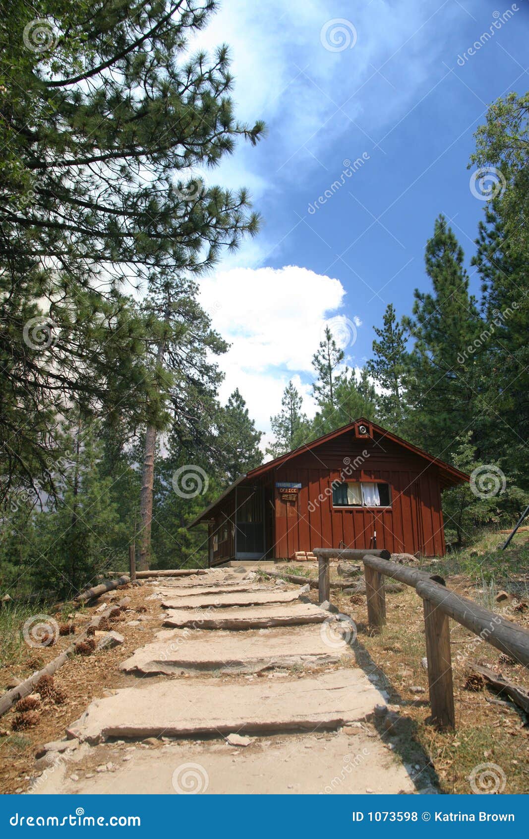 Wood Rustic Building in Beautiful Setting Stock Photo - Image of aged ...