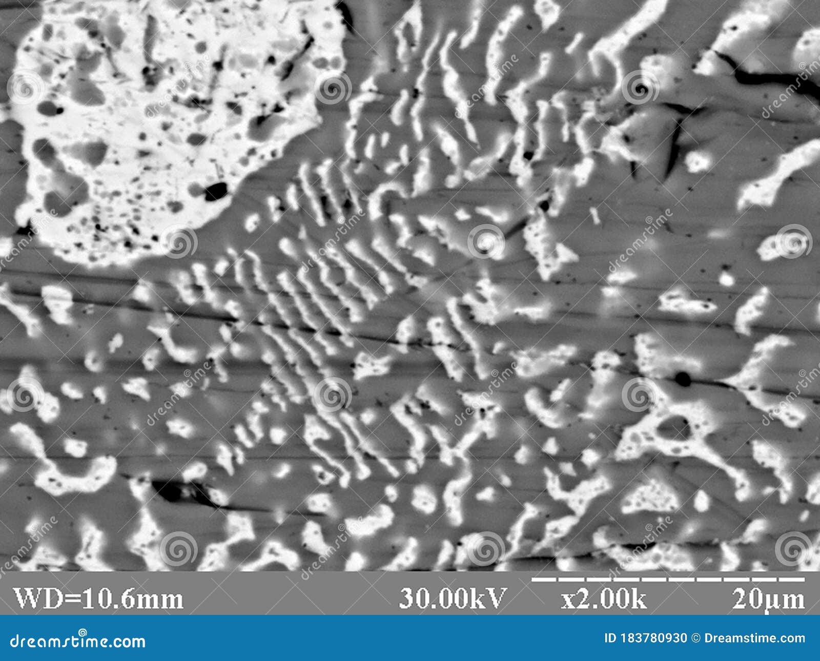 Wood`s alloy surface - 2 stock photo. Image of electron - 183780930