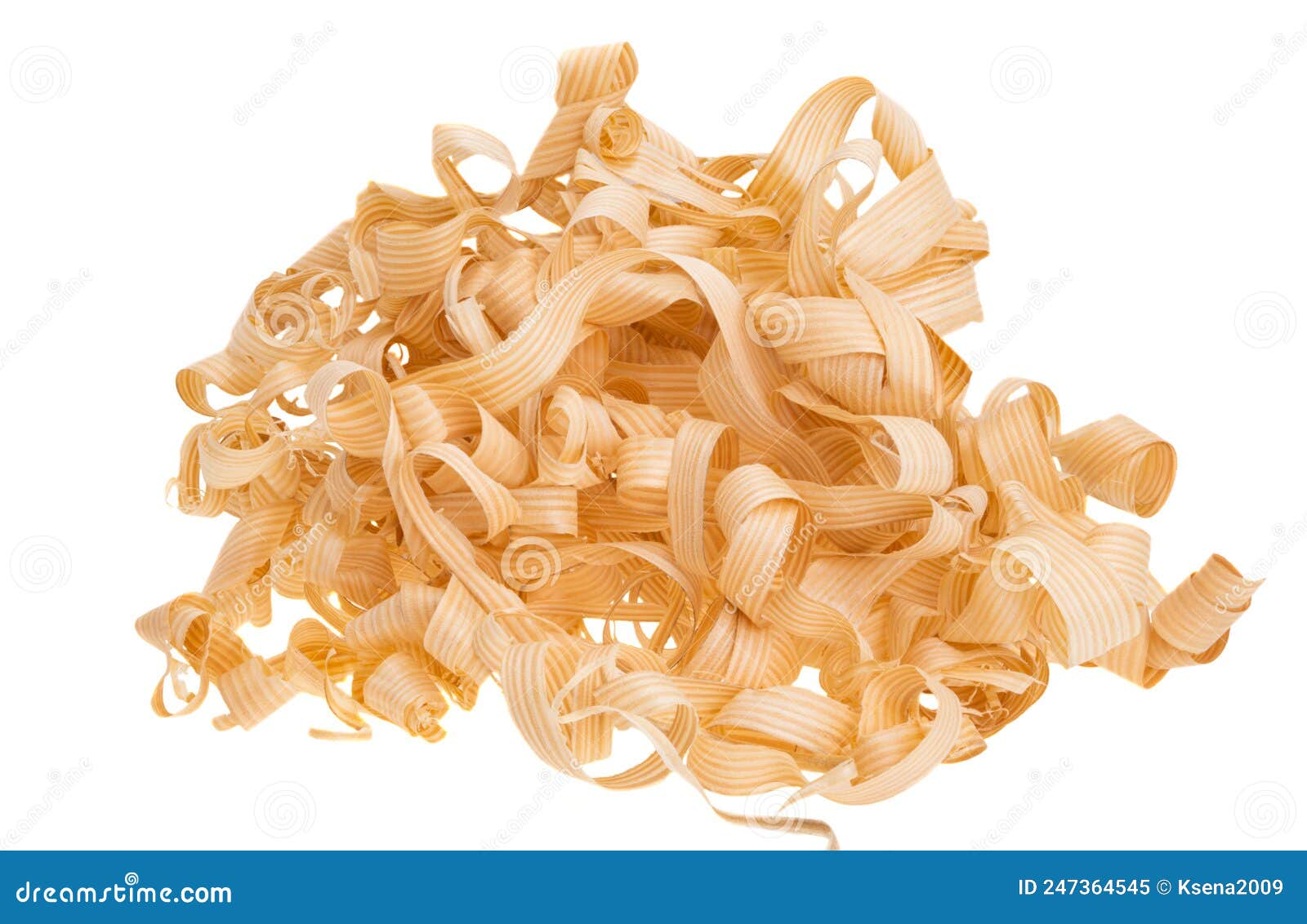 Wood shavings isolated stock image. Image of curly, carpentry - 247364545