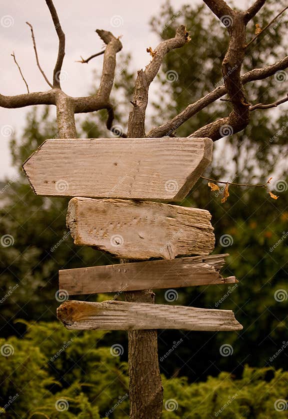 Wood sign stock photo. Image of tent, lost, camp, nature - 11570794