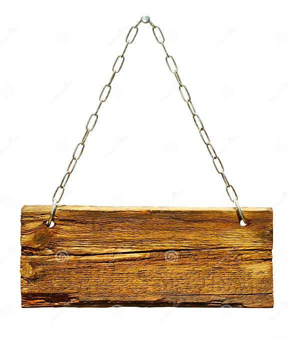 Wood sign stock image. Image of hanging, sign, fashioned - 15855573