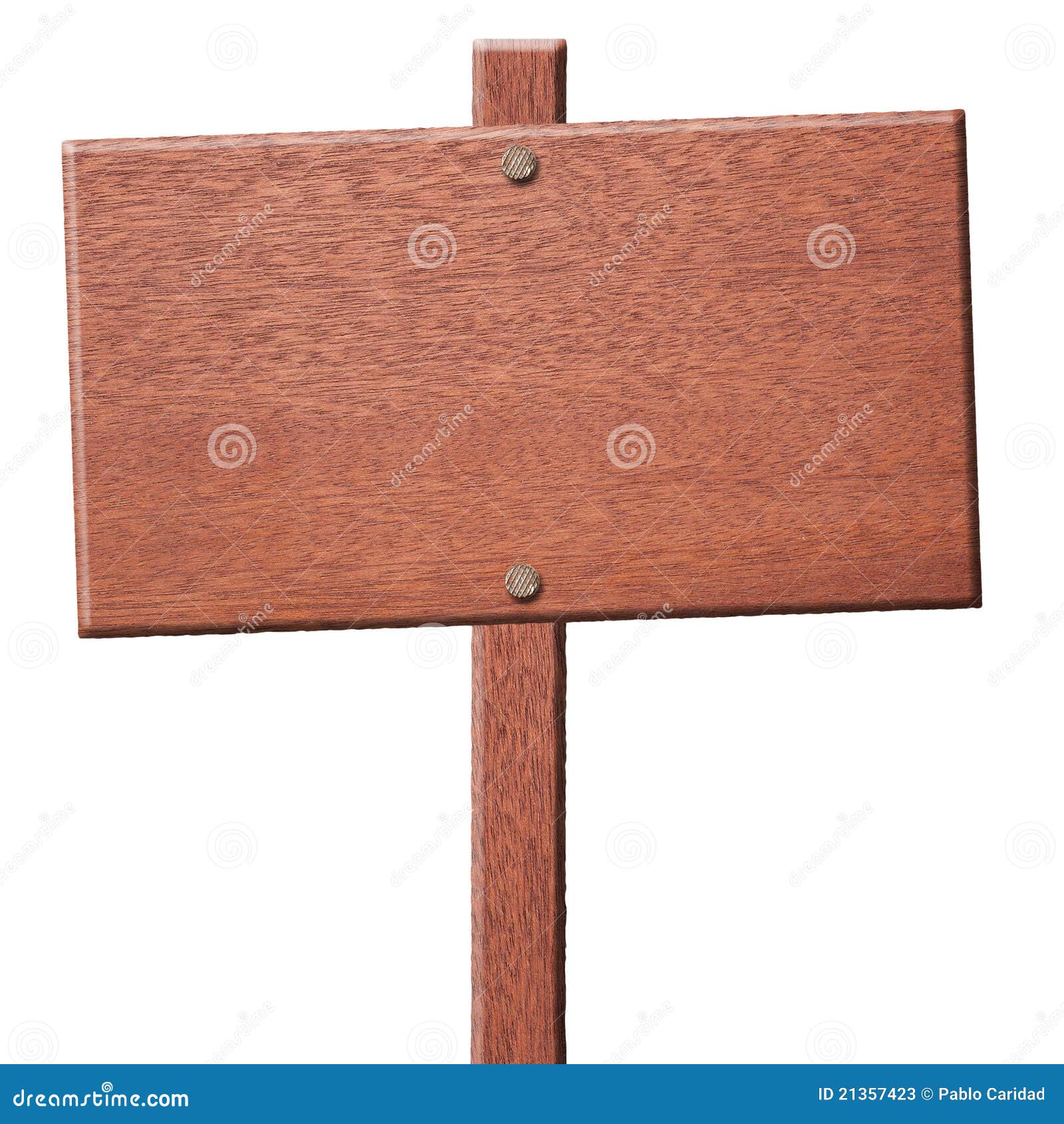 Wood sign isolated. stock image. Image of textured, wooden - 21357423