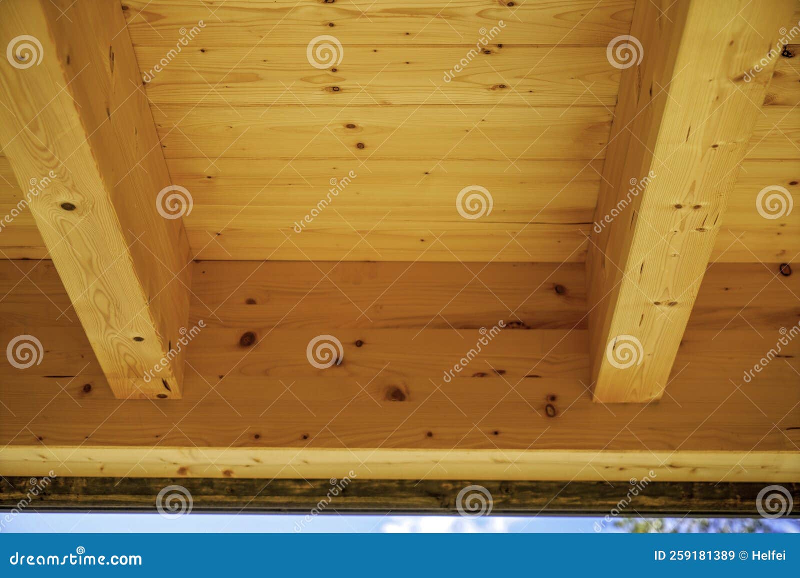 Wood in Skeleton Construction Carpenter or Carpenter Work from Wooden ...