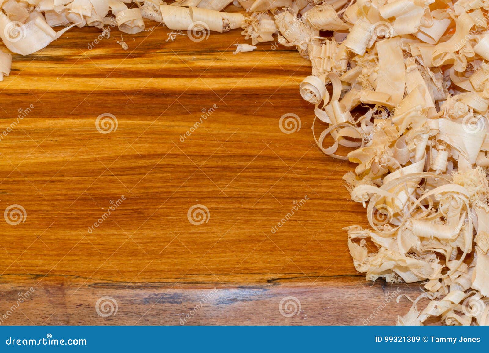 Wood Slab with Wood Shavings Stock Image - Image of texture, plane ...