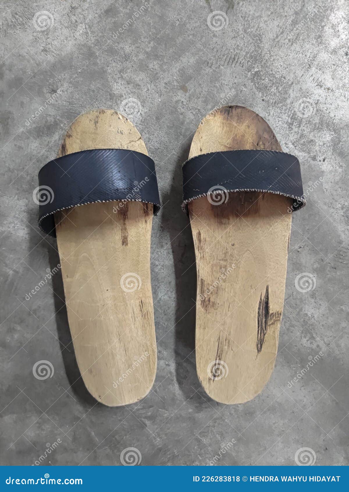 Wood Slippers culture stock photo. Image of sculpture - 226283818