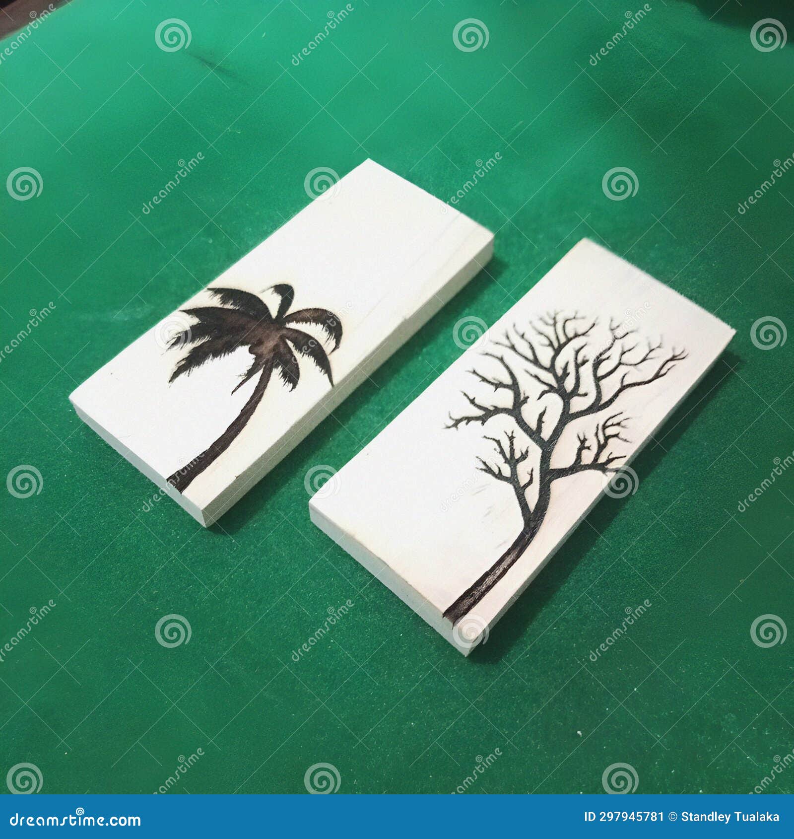 Wood Souvenir Laser Engrafing DIY Stock Image - Image of souvenir, wood ...