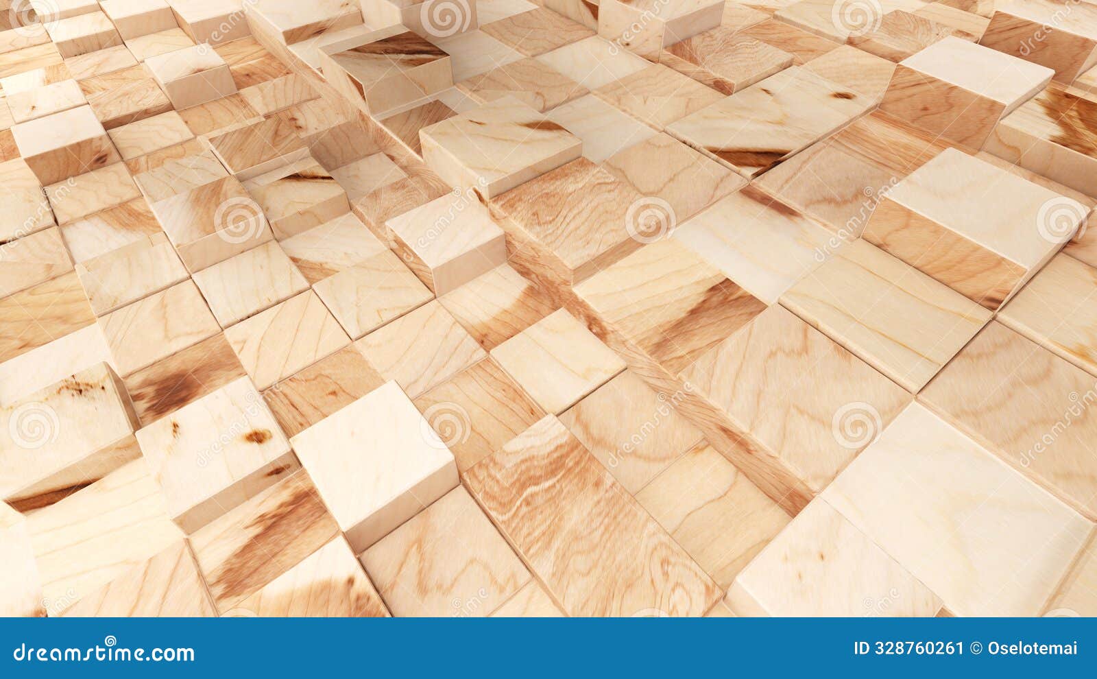 Wood Square Pattern Background,Wood Panel Wall,3d Rendering Stock ...