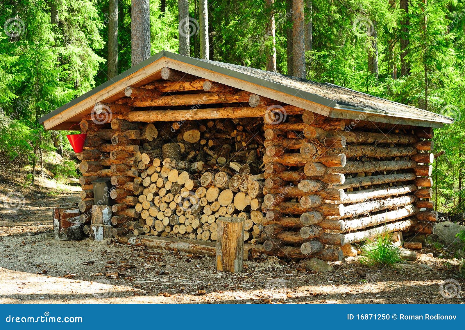 Wood-stack stock photo. Image of forest, european, tourism - 16871250