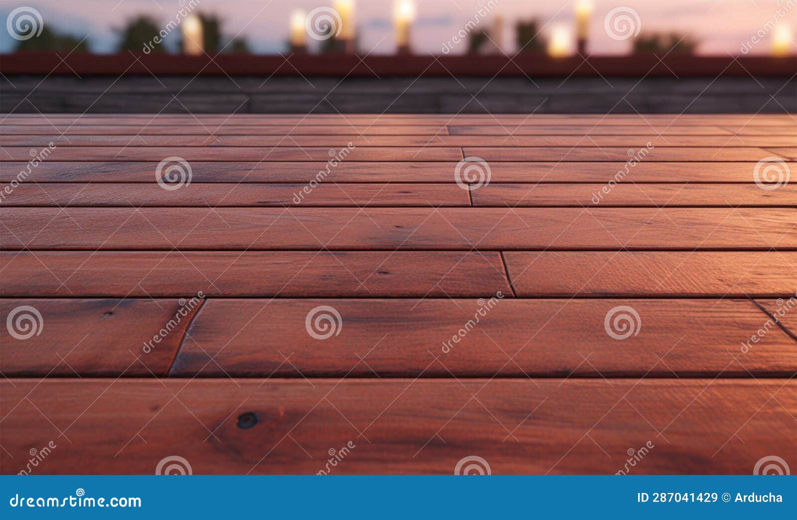 Wood Stage Ground with Lighting from Up Side Template Stock Image ...