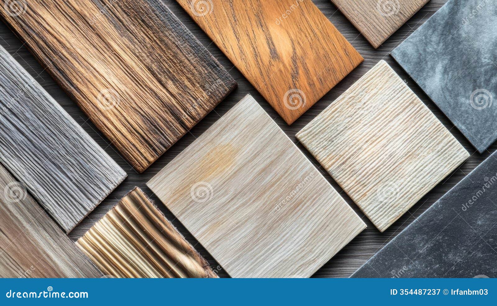 Wood and Stone Textures, a Visual Guide To Diverse Materials Stock ...