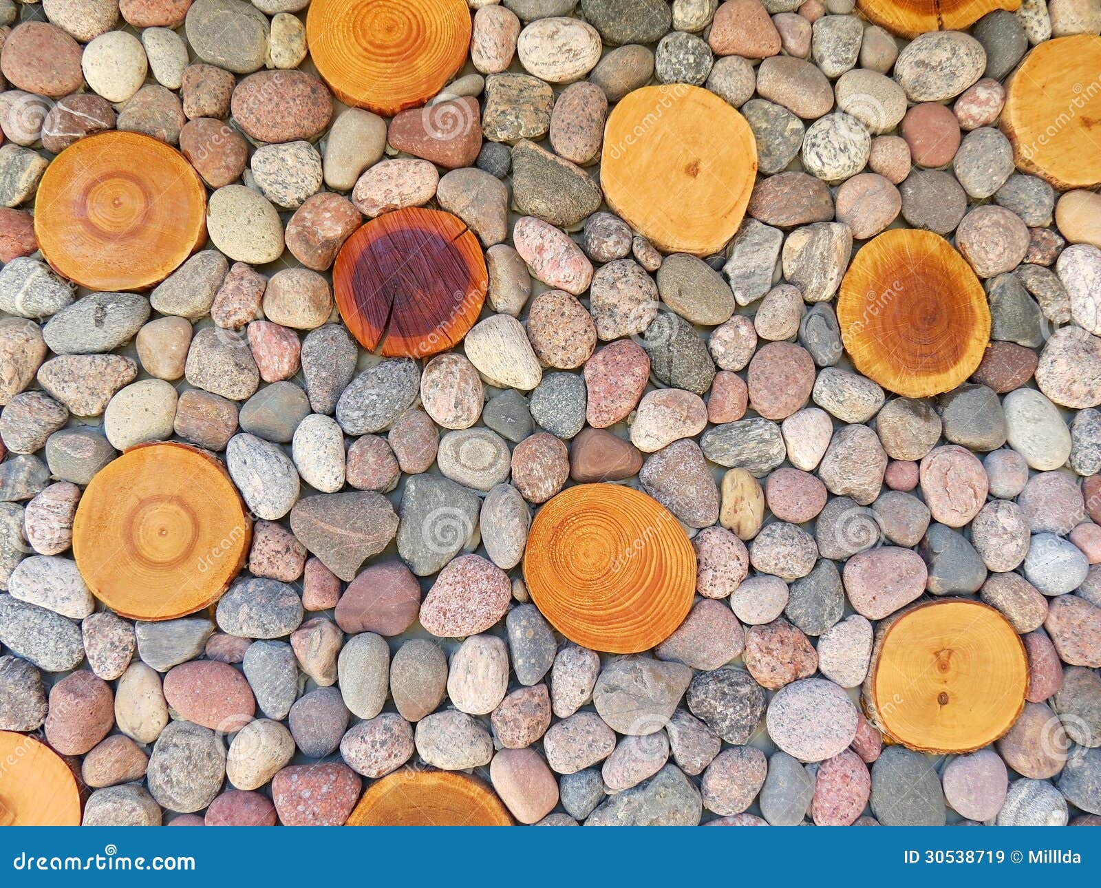 Wood and stones background stock image. Image of stone - 30538719
