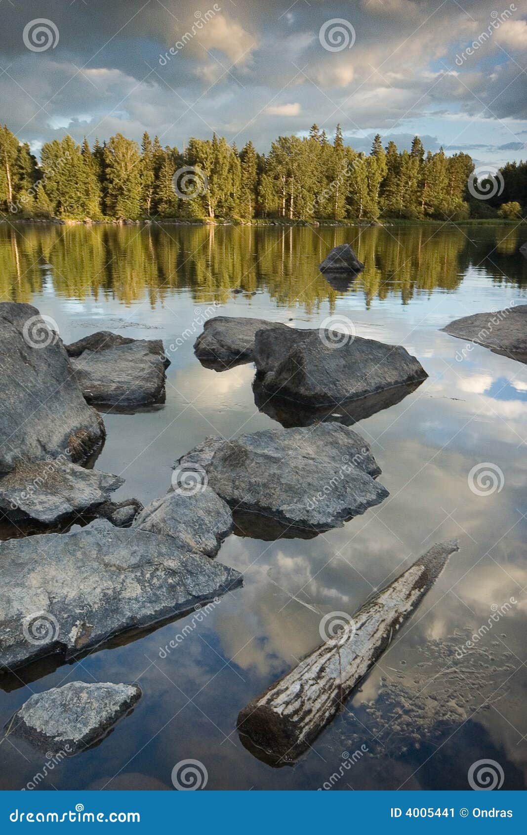 Wood and Stones in the Lake Stock Image - Image of national, boats: 4005441