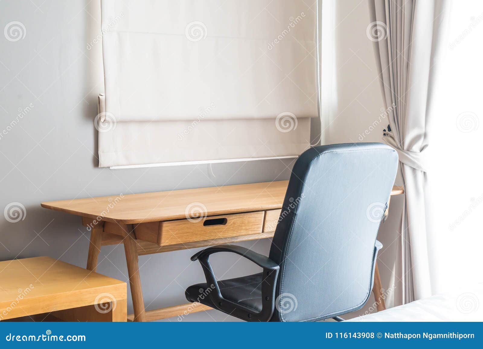 Table and Chair - Work Space at Home Stock Photo - Image of study ...