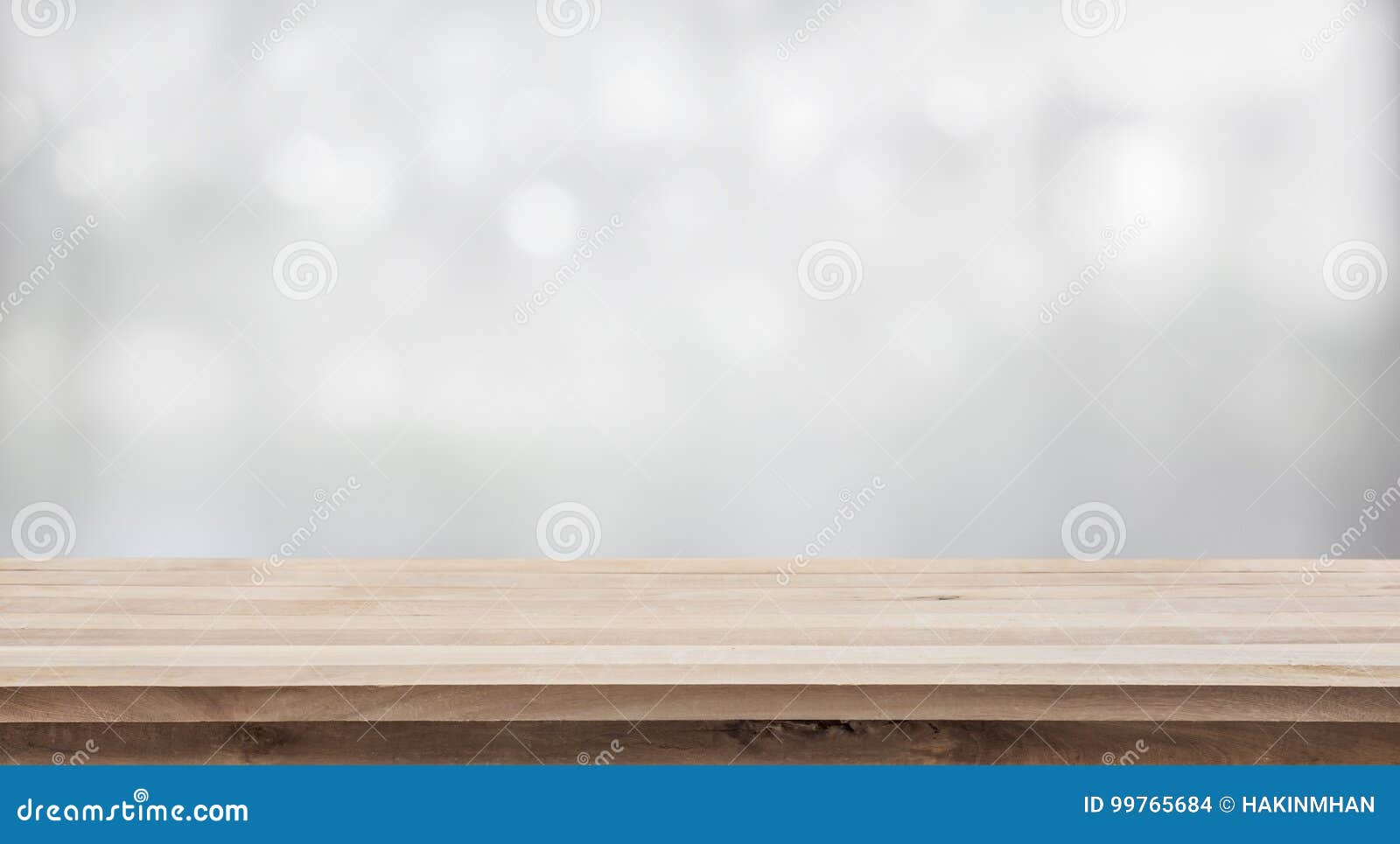 Wood Table Top on White Abstract Background.for Montage Product Stock ...