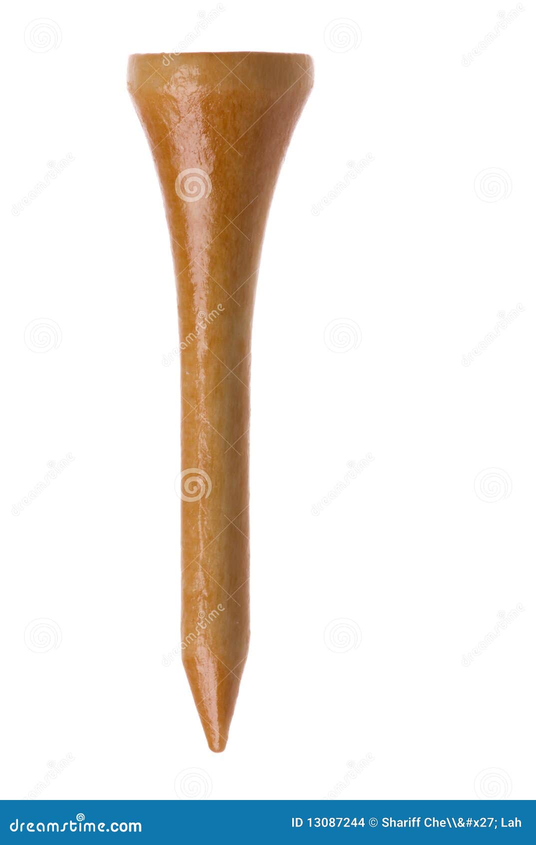 Wood Tee Macro Isolated stock photo. Image of sport, golf - 13087244