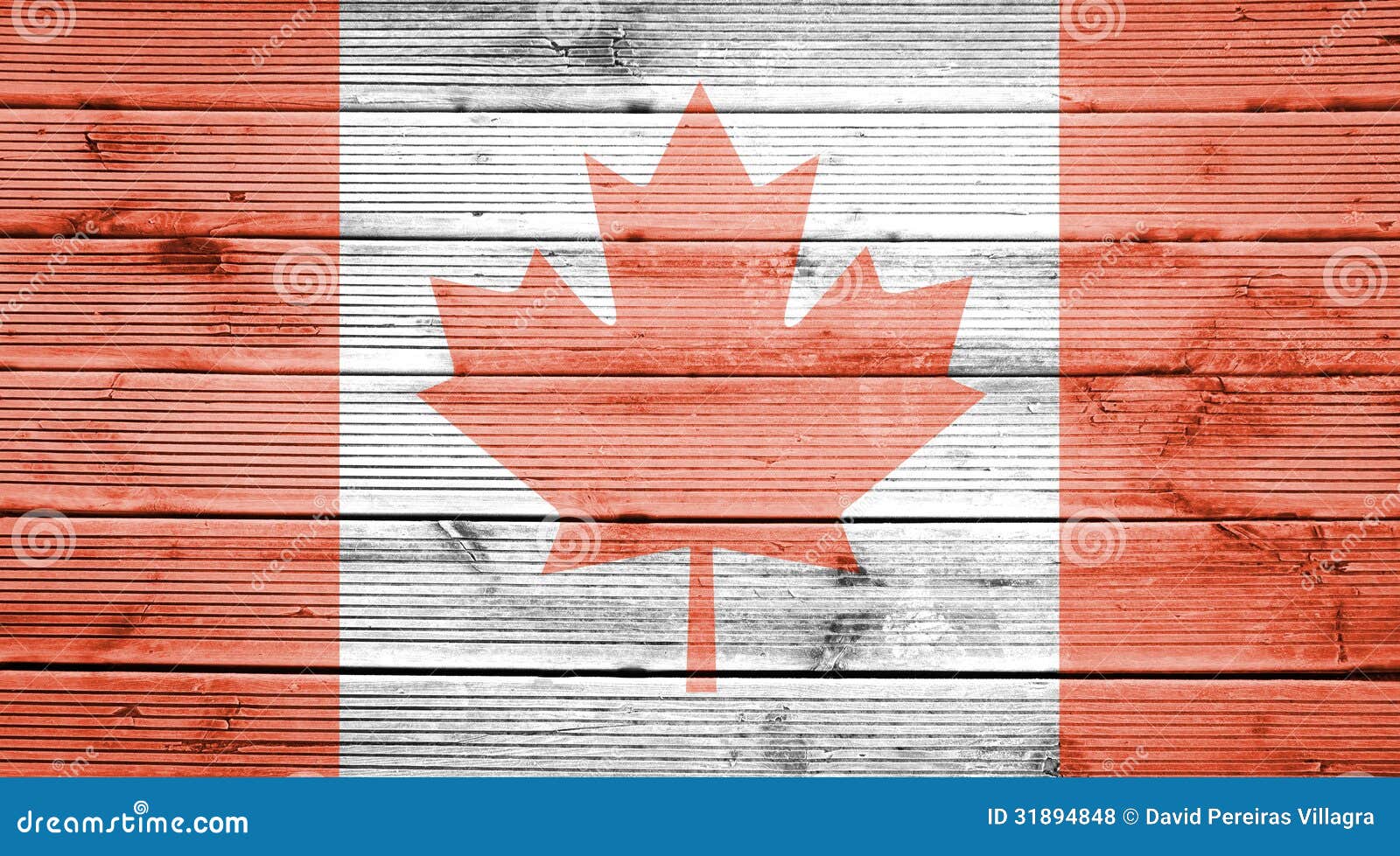 Wood Texture Background with Colors of the Flag of Canada Stock Photo ...