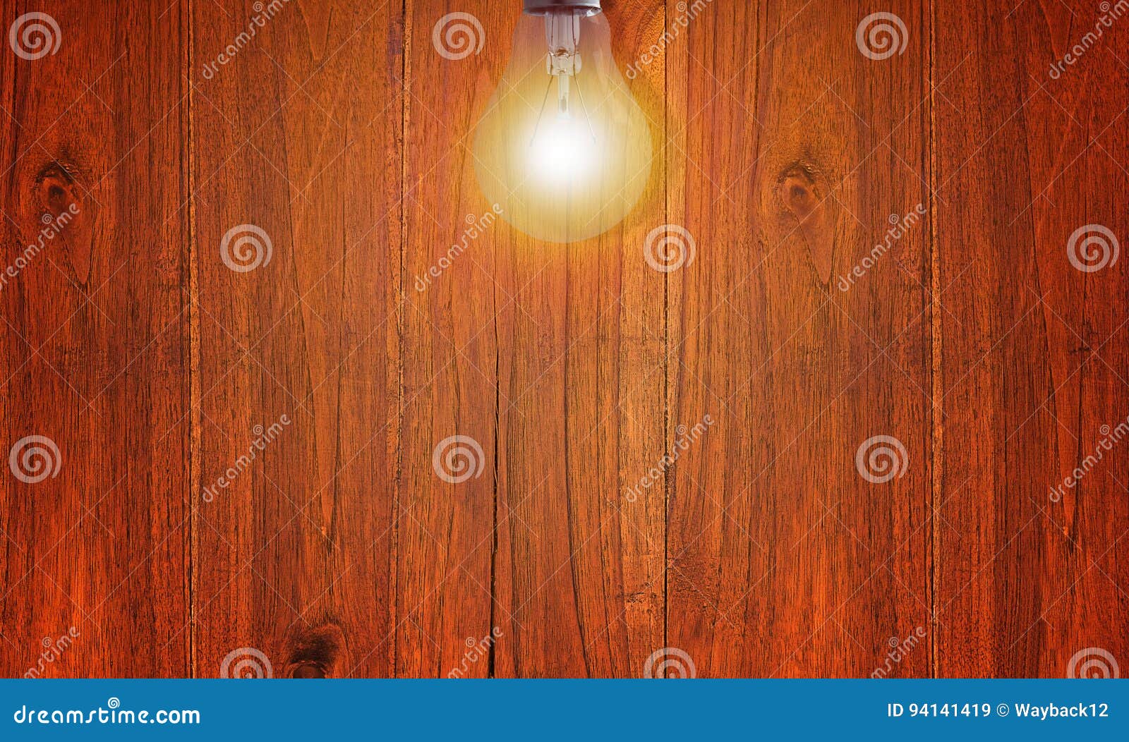 Wood Texture Background and Light Bulb Stock Image - Image of ...