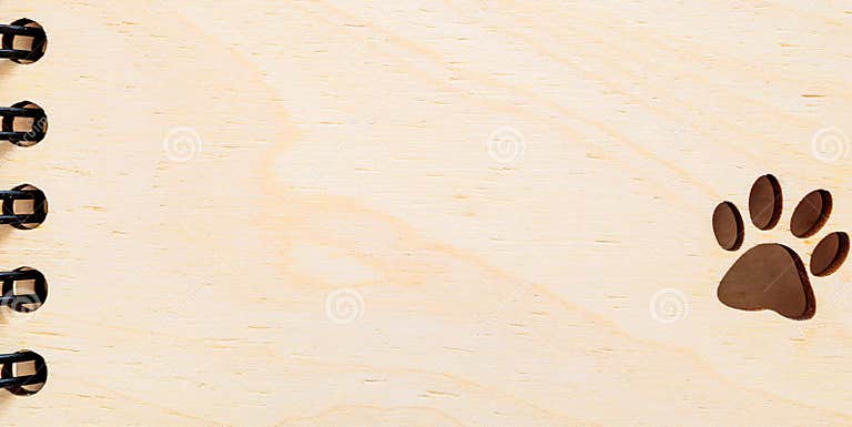 Wood Texture for Background with Notepad Elements Stock Illustration ...