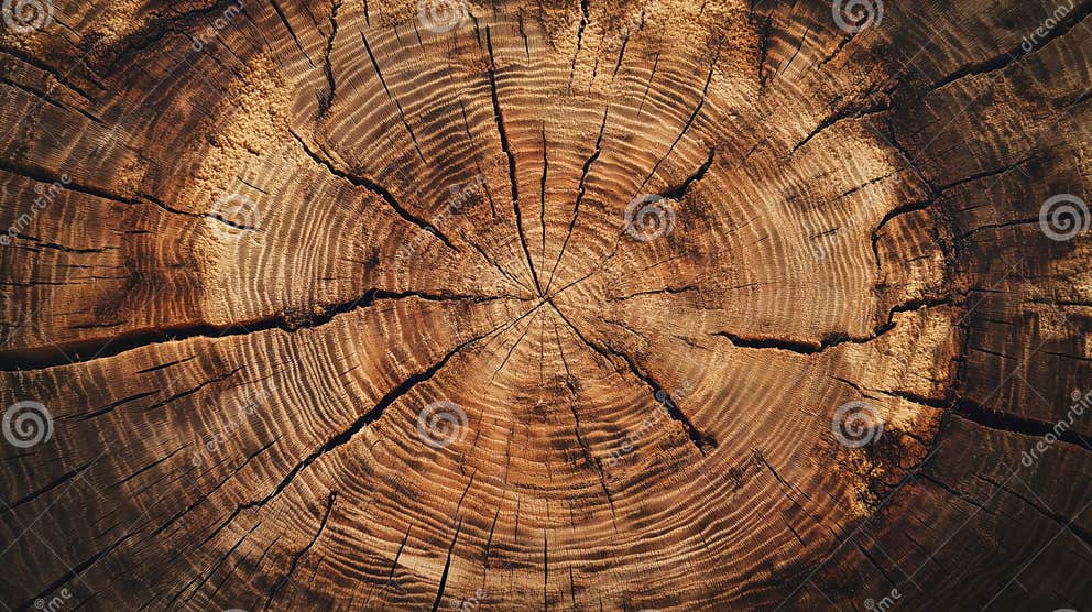 Wood Texture Close-up, Tree Rings, Natural Patterns Stock Photo - Image ...