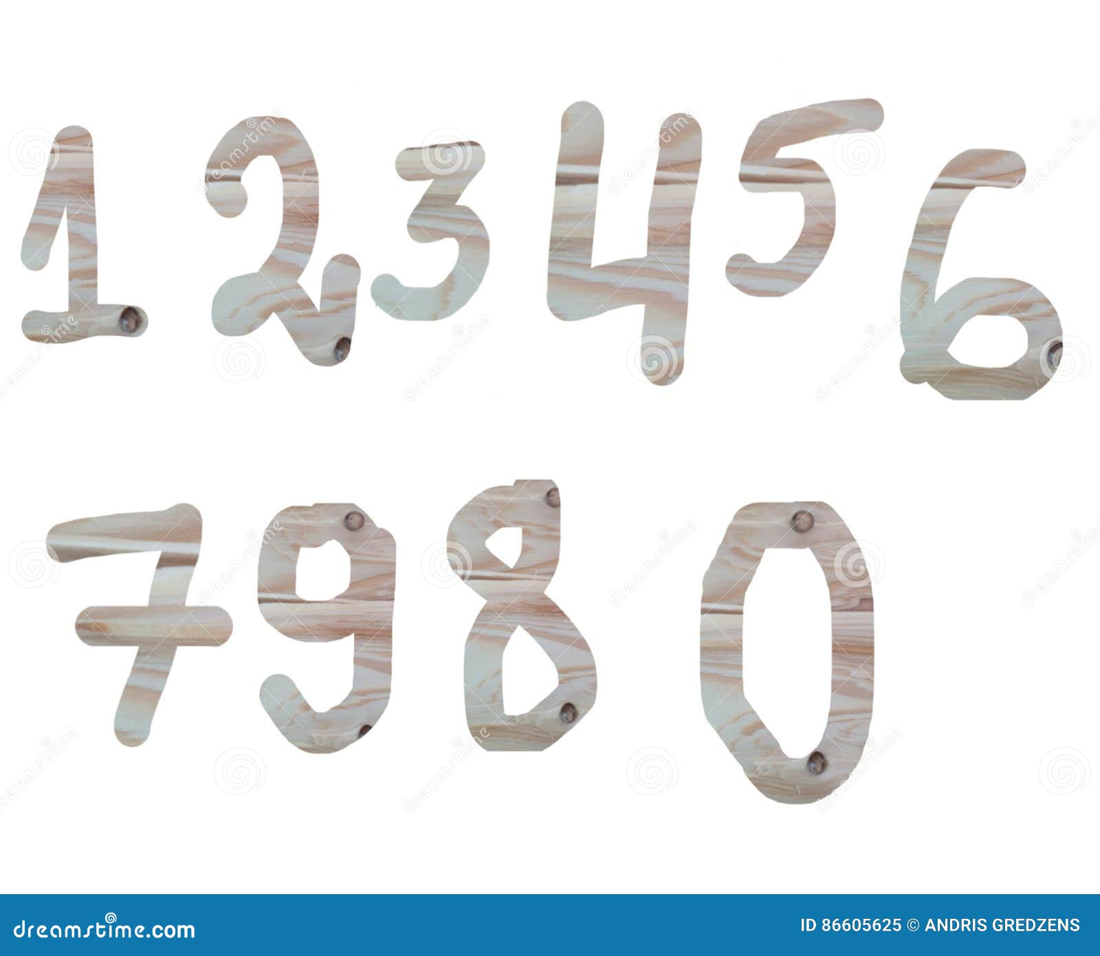 Wood texture numbers stock illustration. Illustration of texture - 86605625