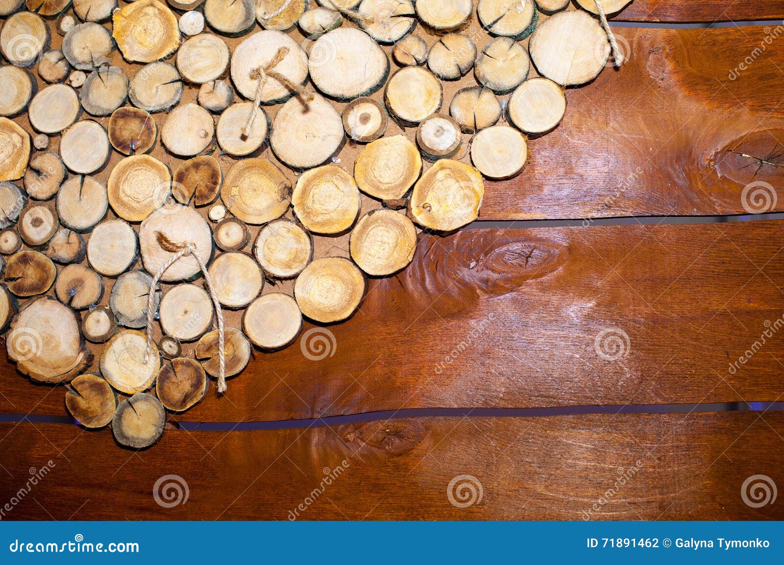 Wood Texture with Round Decor and Space for Text Stock Photo - Image of ...