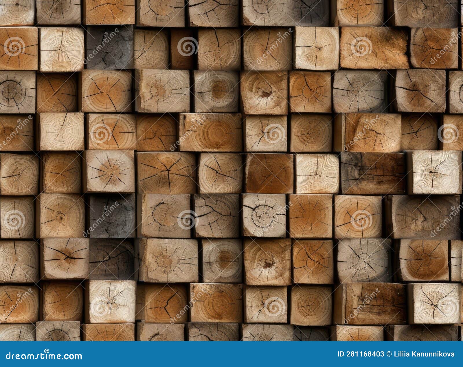Wood Texture with Square Patterns, Background. High Quality. SEAMLESS ...