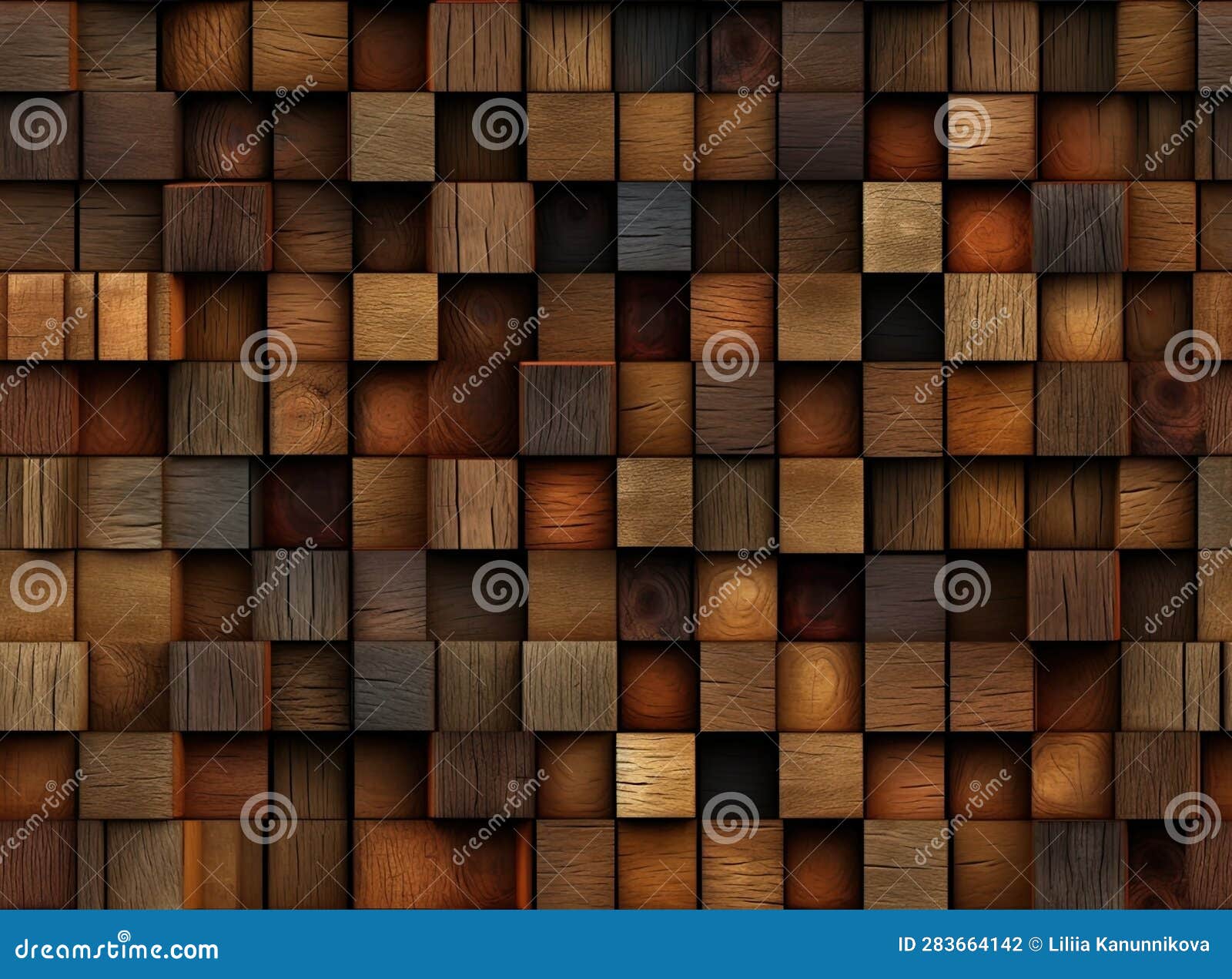 Wood Texture with Square Patterns, Background. High Quality. SEAMLESS ...
